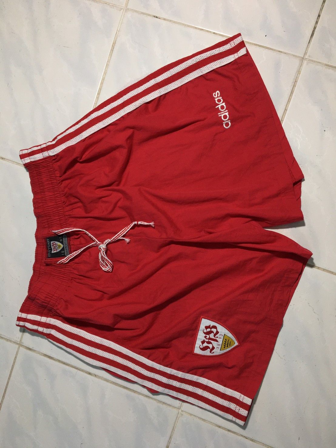 Adidas × Soccer Jersey × Sportswear ADIDAS STUTTGART 1998 VINTAGE ...