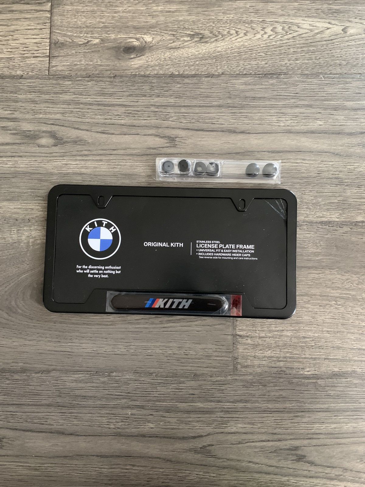 BMW × Kith Kith x BMW License Plate Frame | Grailed