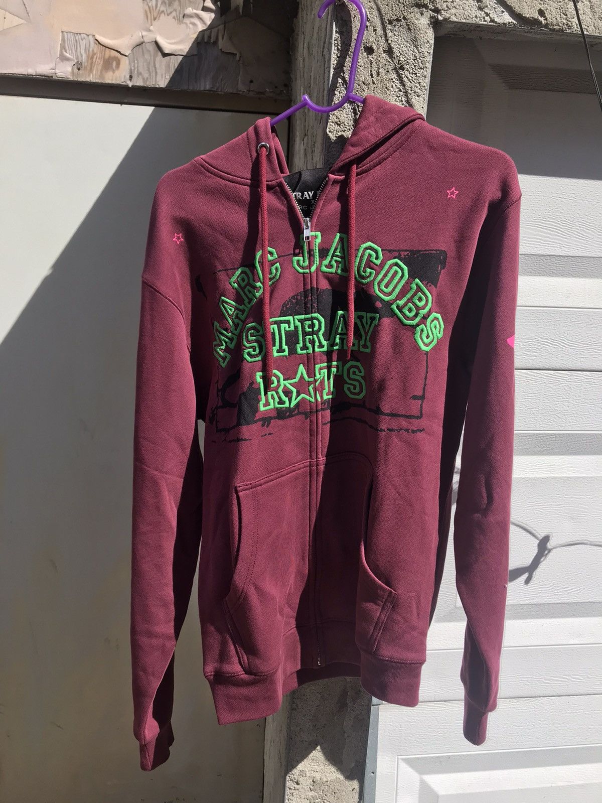 Marc Jacobs × Stray Rats Stray Rats x Marc Jacobs Zip-up Hoodie | Grailed