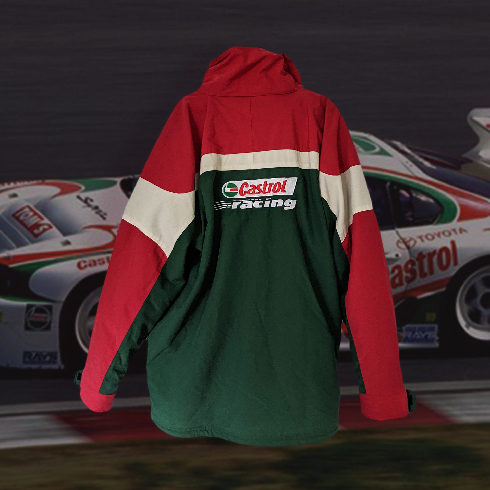 Vintage Castrol Racing Jacket + Detachable Sweatshirt | Grailed