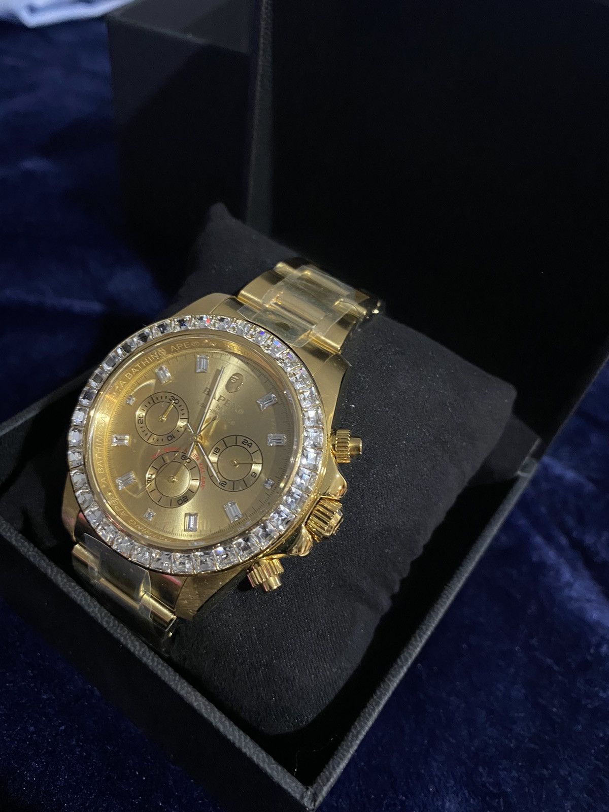 Bape A BATHING APE BAPE BAPEX GOLD 2021 WITH SWAROVSKI DIAMONDS | Grailed