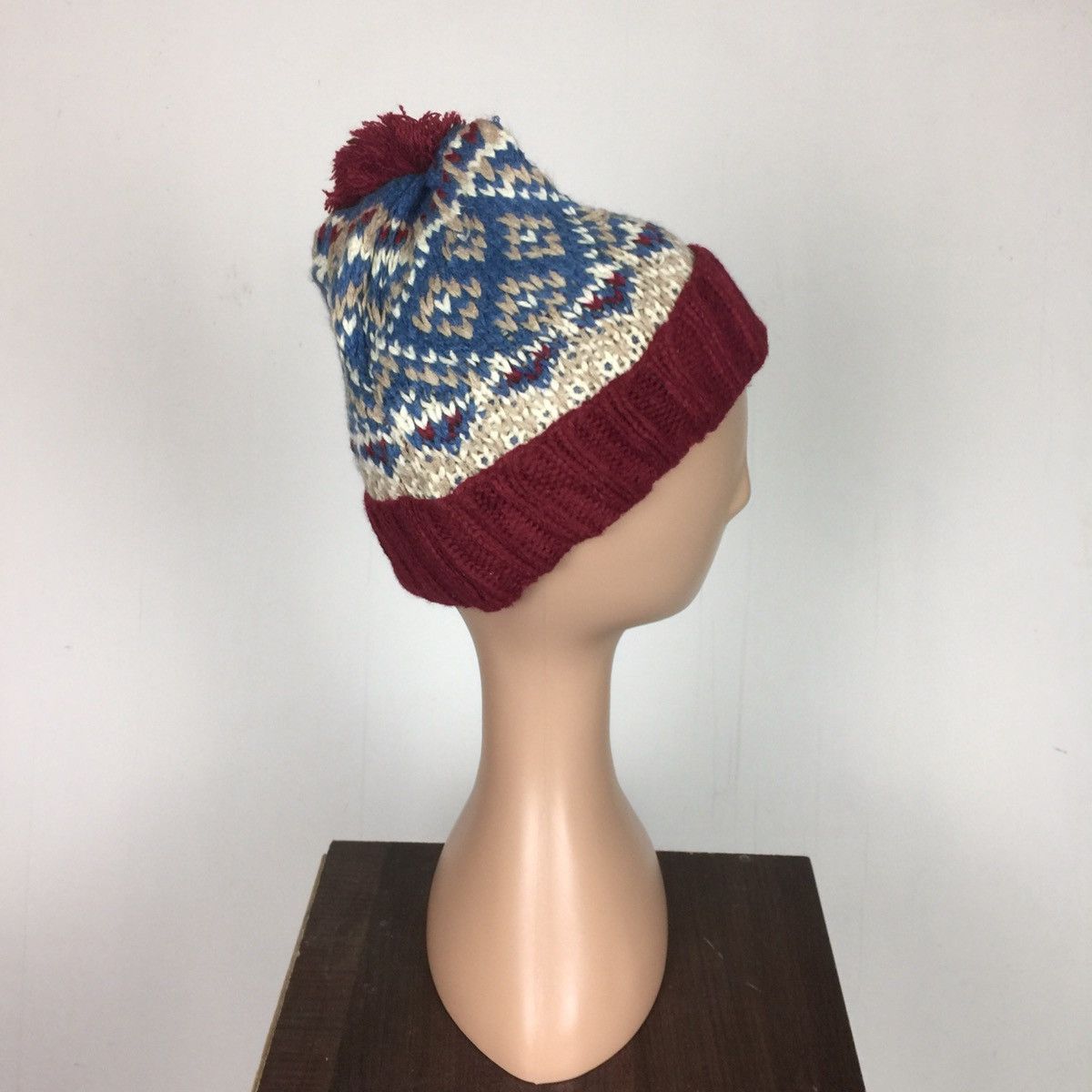 Hats × Native × Navajo Navajo Beanie Hat Wool Native Snowcap Japanese ...