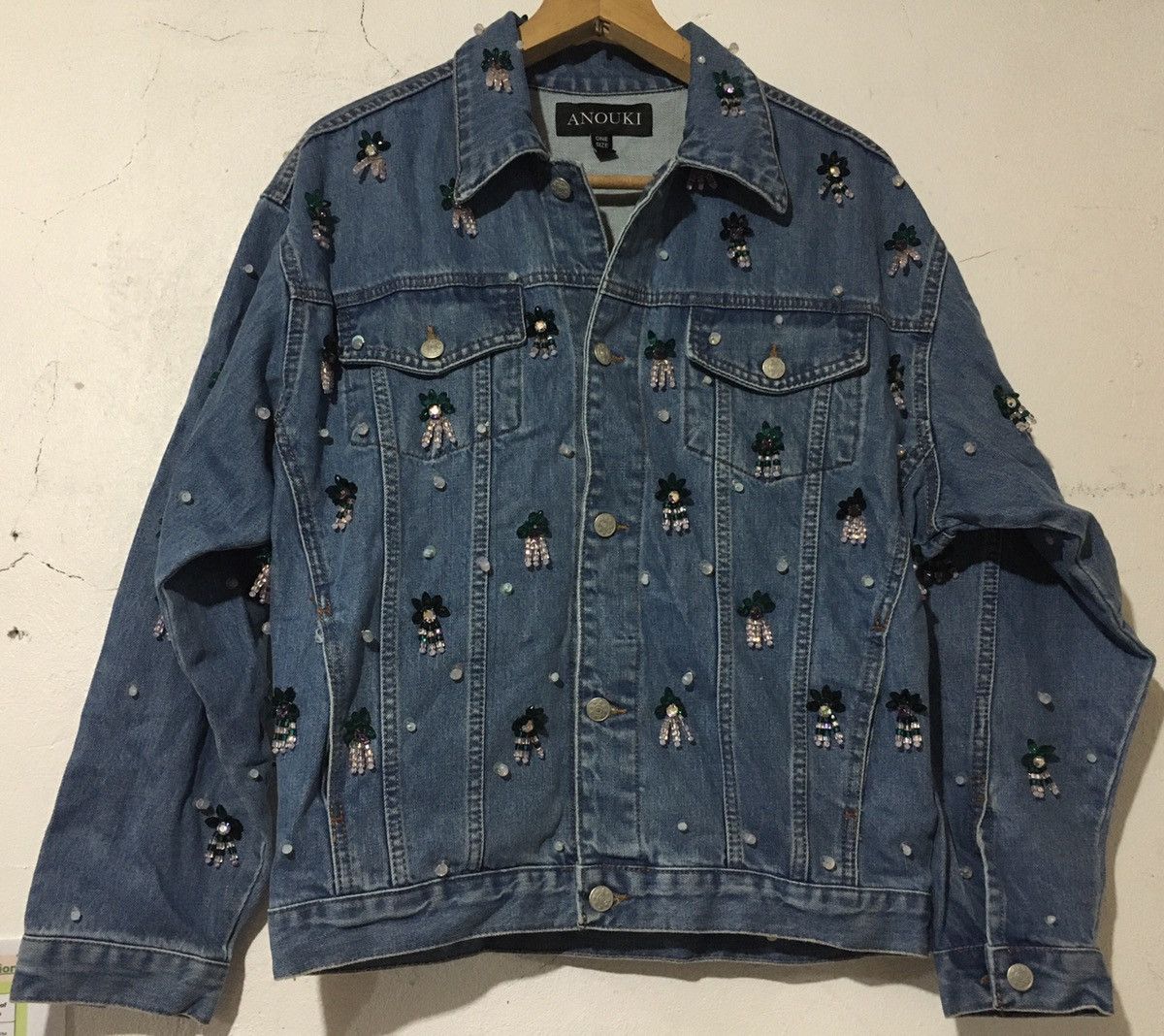 Custom ANOUKI Denim Jacket ( unisex) | Grailed