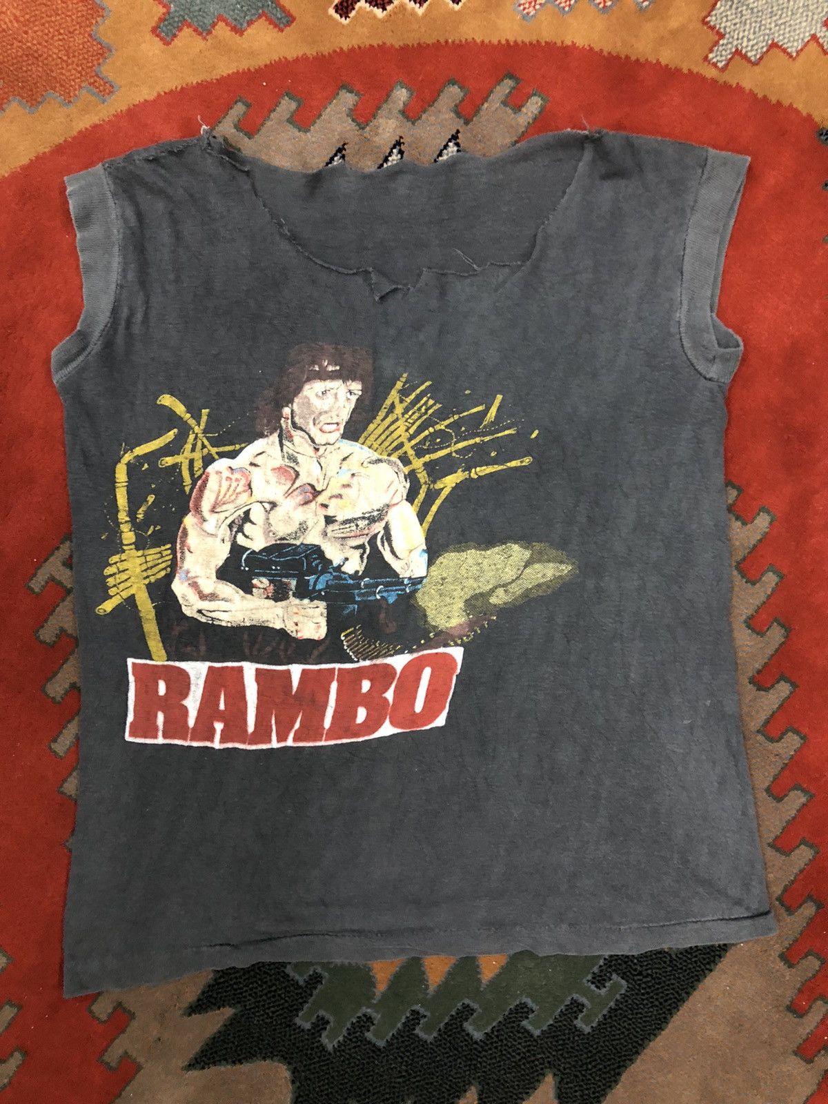 Movie × Rainbow × Vintage Vintage ramboo movie 70s | Grailed