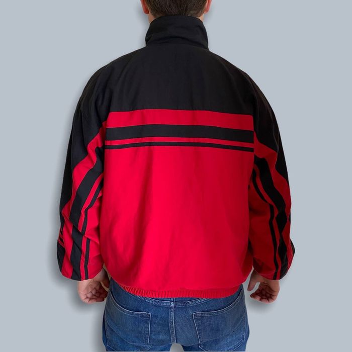 Adidas Red and Black Track Jacket (XS-S) | Grailed