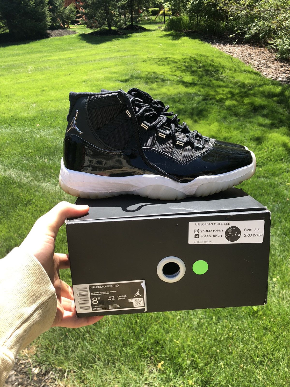 Jordan Brand × Nike Air Jordan 11 Retro Clear Black | Grailed
