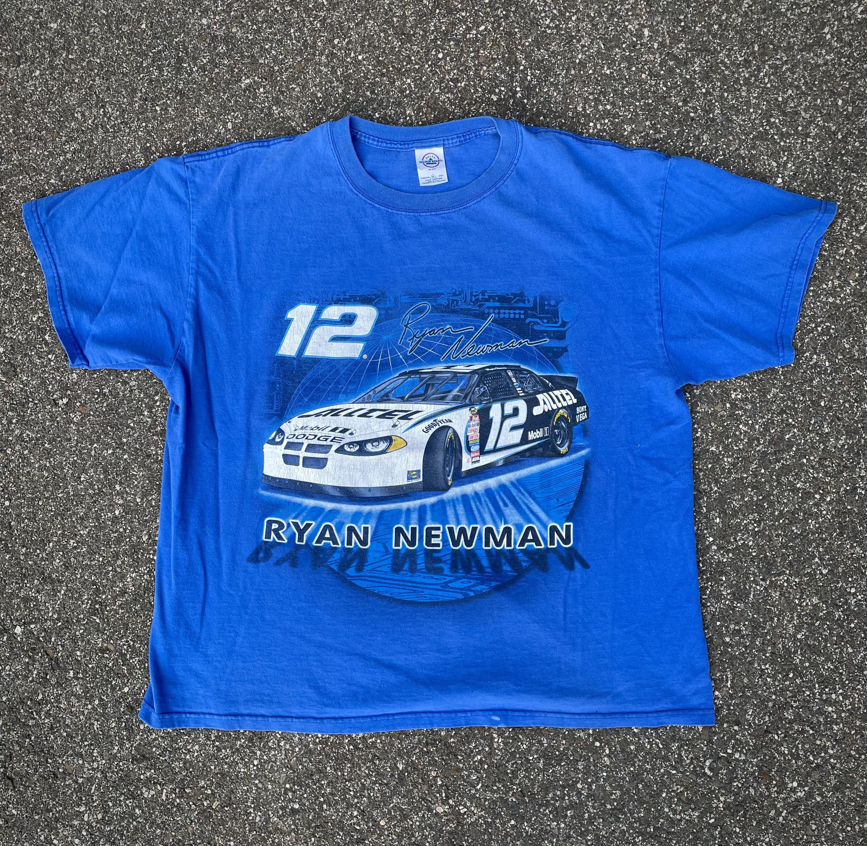 Vintage Vintage NASCAR Ryan Newman #12 Racing Tee | Grailed
