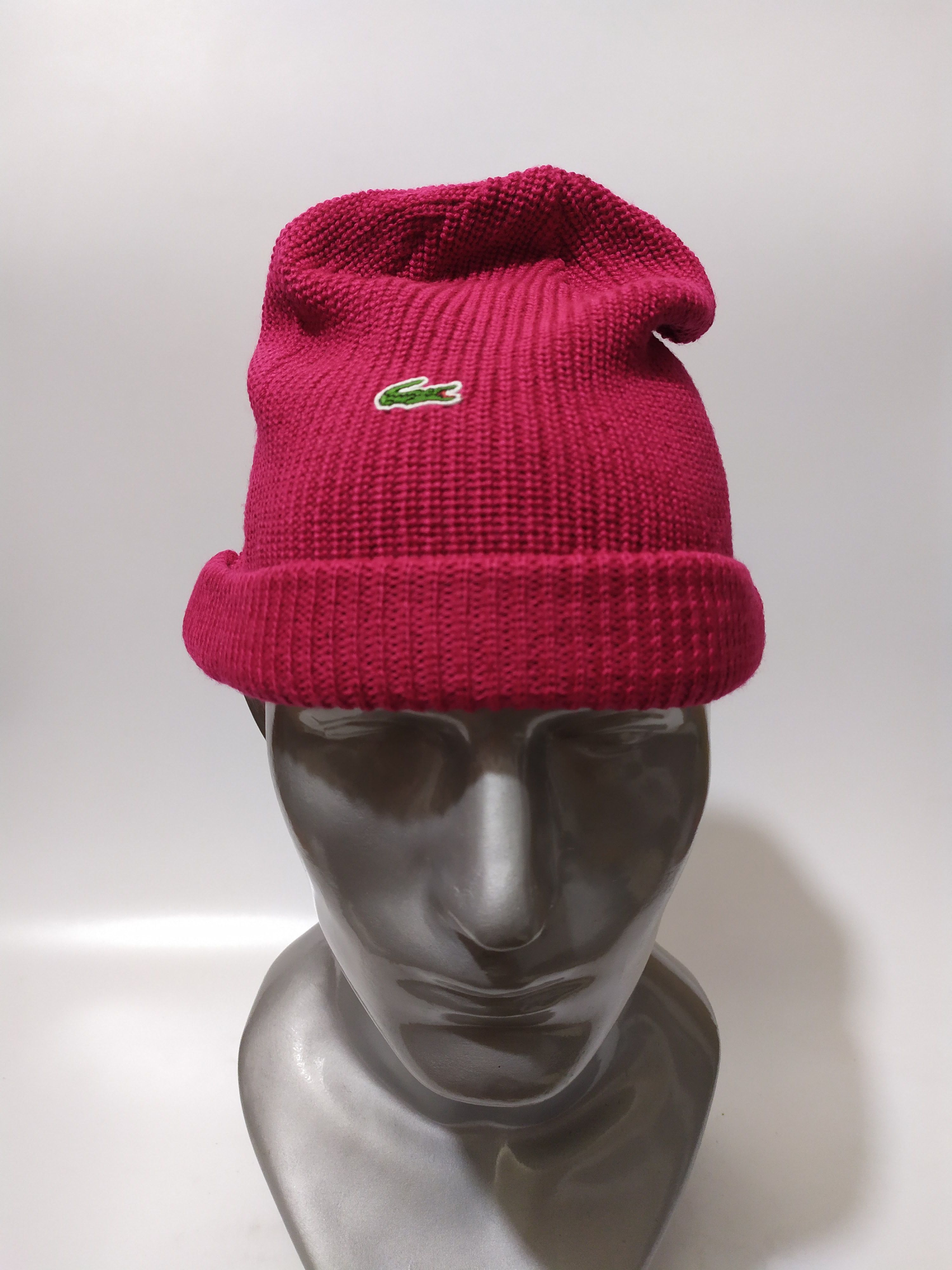 Lacoste × Streetwear Lacoste Pink Beanie hats | Grailed