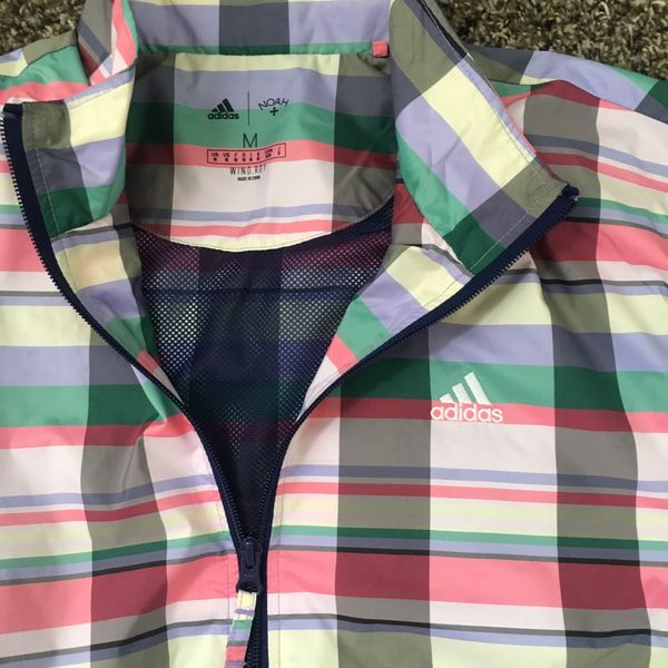 Adidas Plaid Track Jacket | Grailed