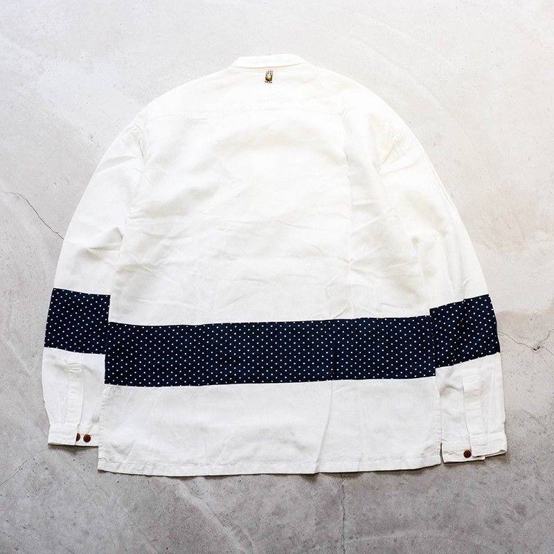 Visvim VISVIM KERCHIEF BORDER TUNIC CHAMBRAY | Grailed