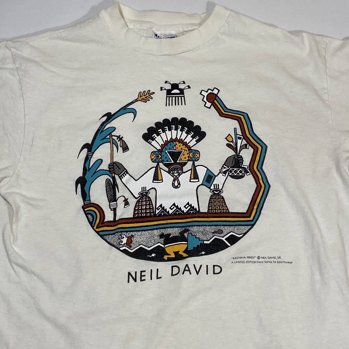 Art × Streetwear × Vintage Vintage Neil David Art Tee | Grailed