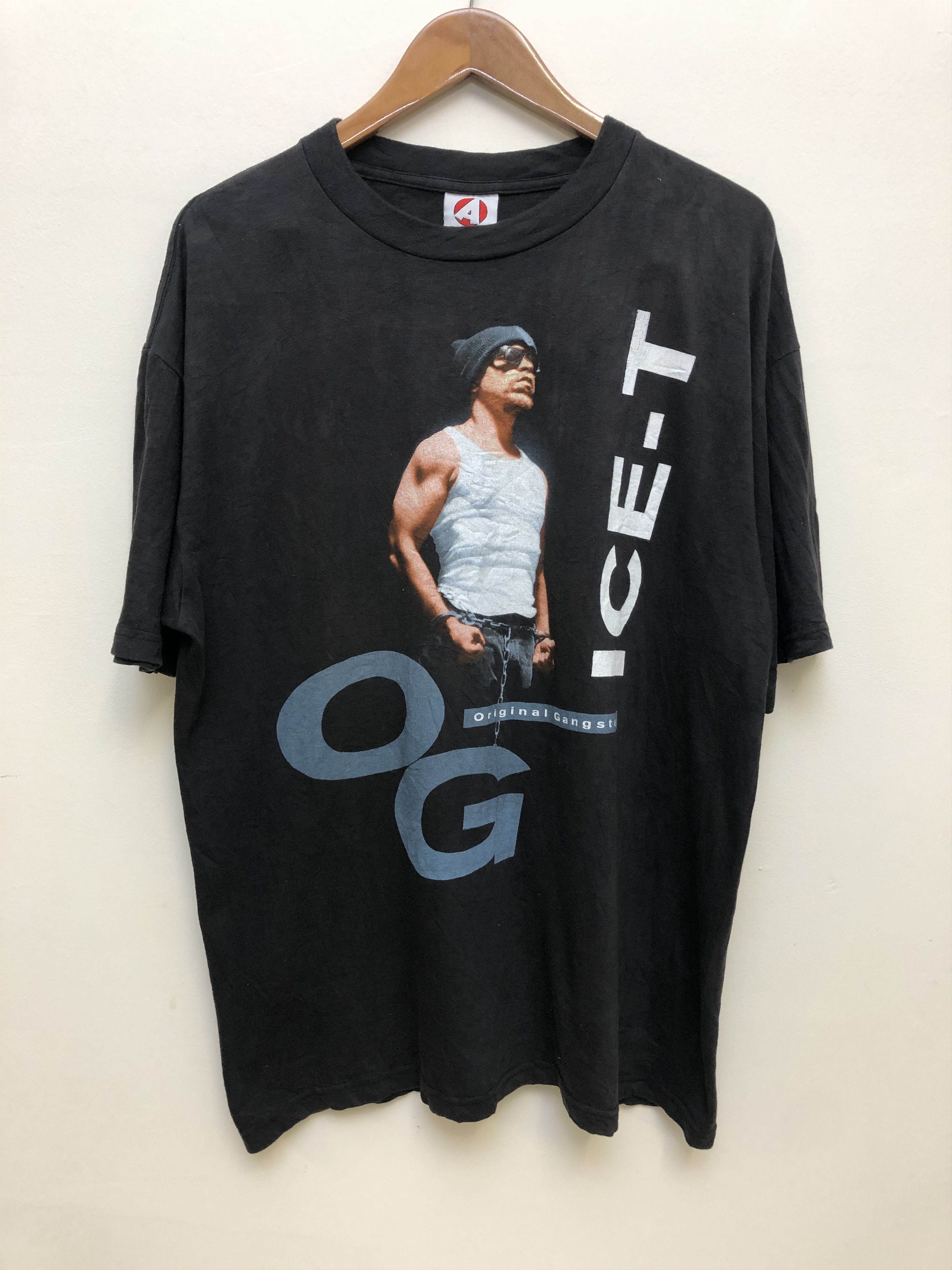 Band Tees × Rap Tees × Vintage Vintage 90's OG Original Gangster Ice-T ...