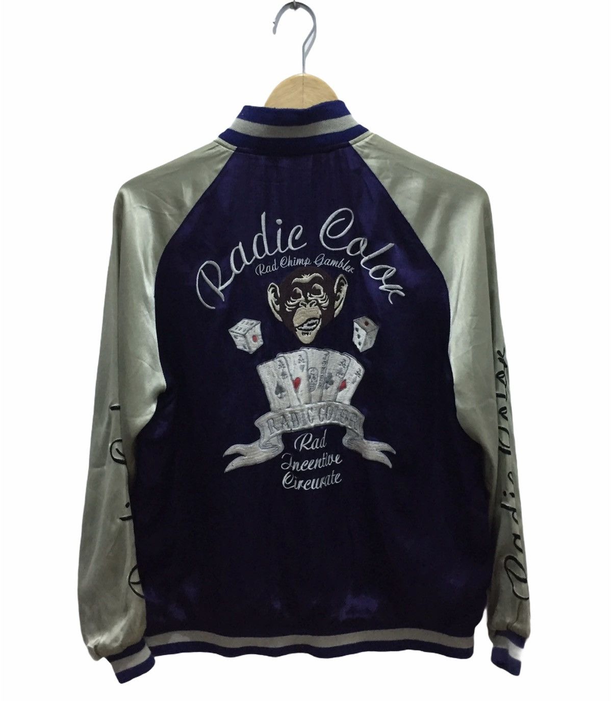 Japanese Brand Radic Color Monkey Motive Sukajan Jacket | Grailed