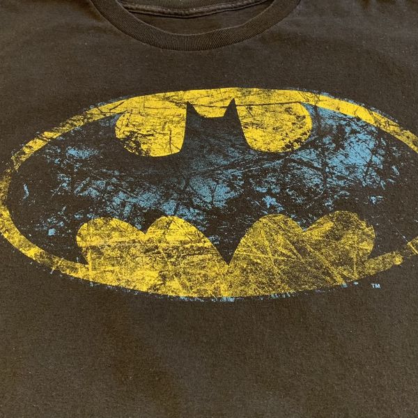 Vintage Batman Distressed Logo Tee | Grailed