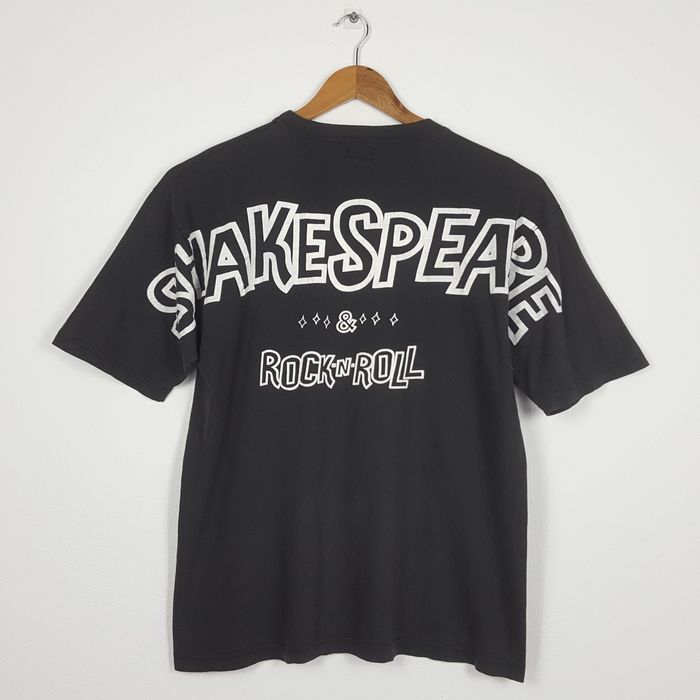 Vintage Vintage SHAKESPEARE & rock n roll nice design t-shirt cp1 | Grailed