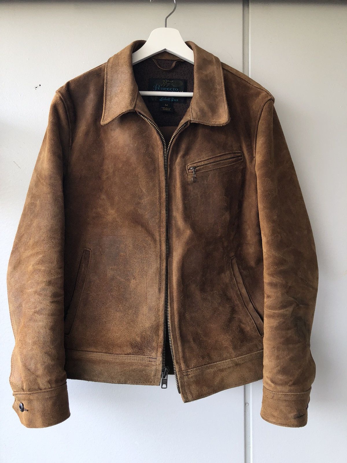 Schott Duke 370 Rough Out leather jacket | Grailed