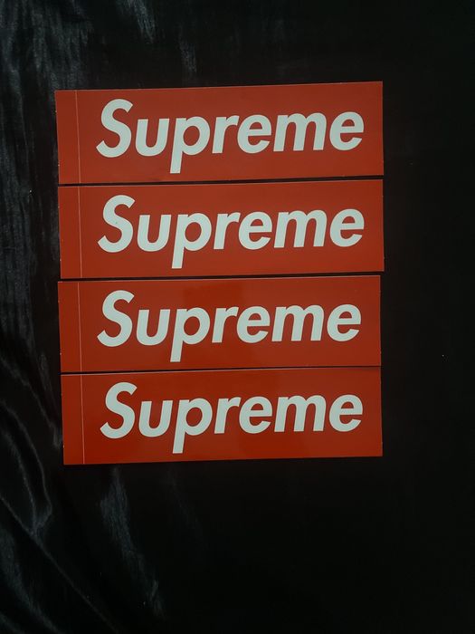 Supreme Box Logo Sticker | Grailed