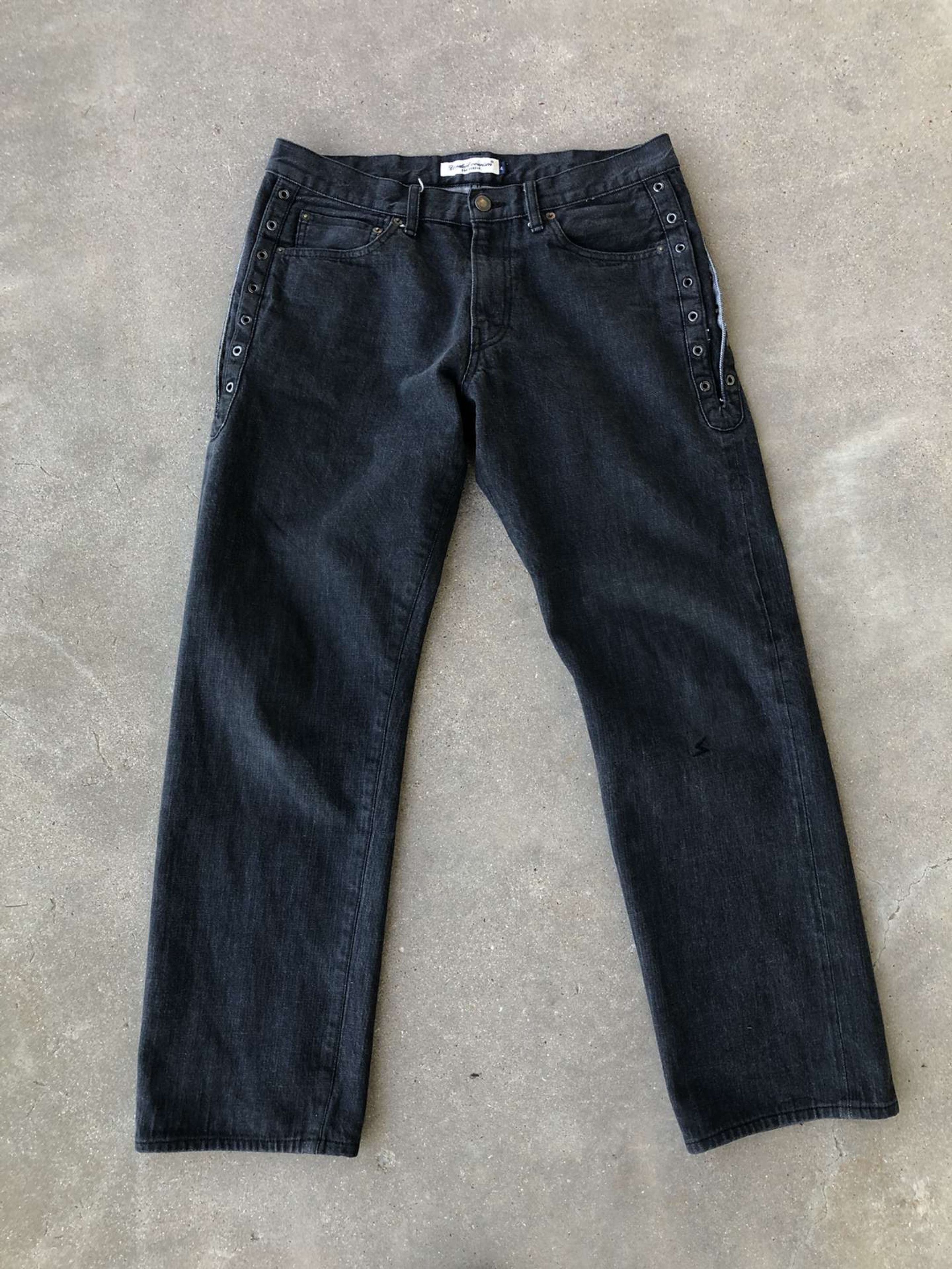 Undercover undercover SS08 jeans with lightening bolt | Grailed