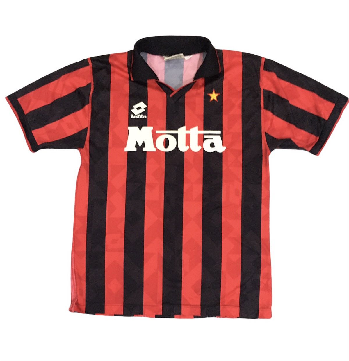 Jersey × Soccer Jersey × Vintage Vintage Lotto Motta 90’s AC Milan ...