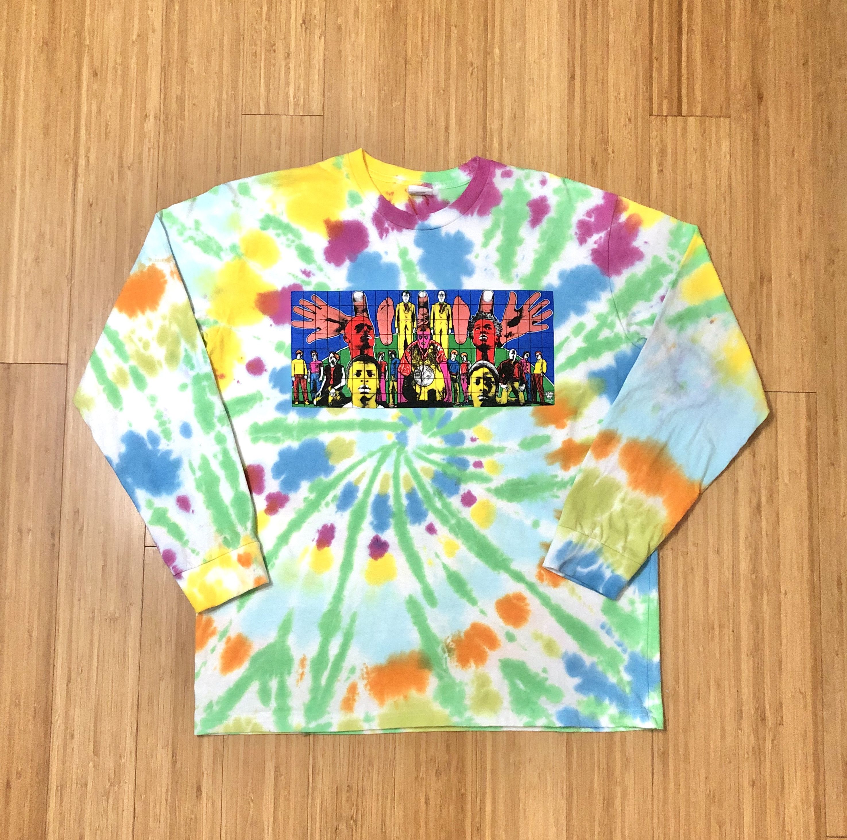 Supreme Supreme gilbert and george death after life tie dye shirt | Grailed