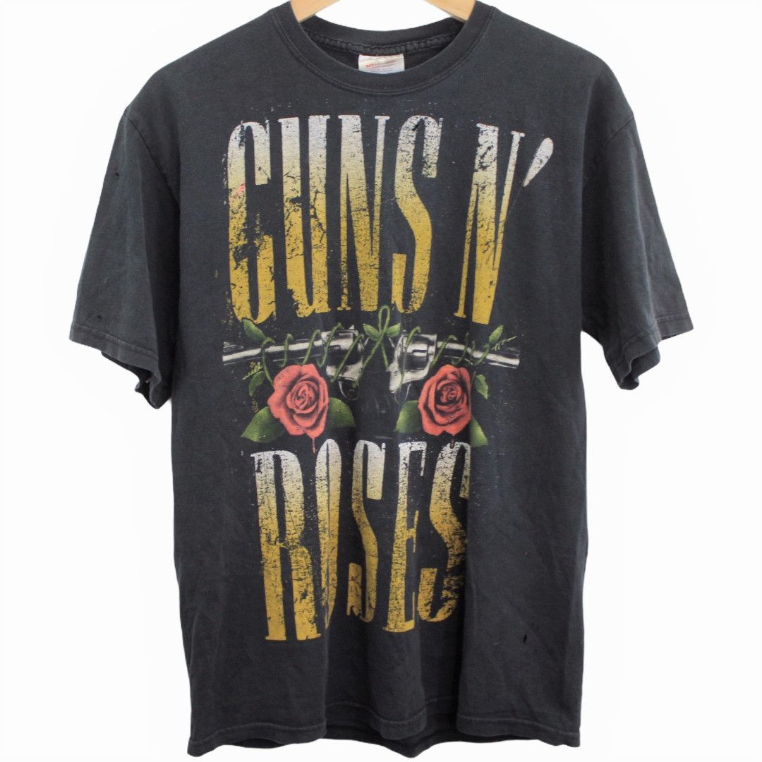 Hanes J234 Y2K Hanes Guns N'Roses Graphic Tee Shirt Black Men's S | Grailed