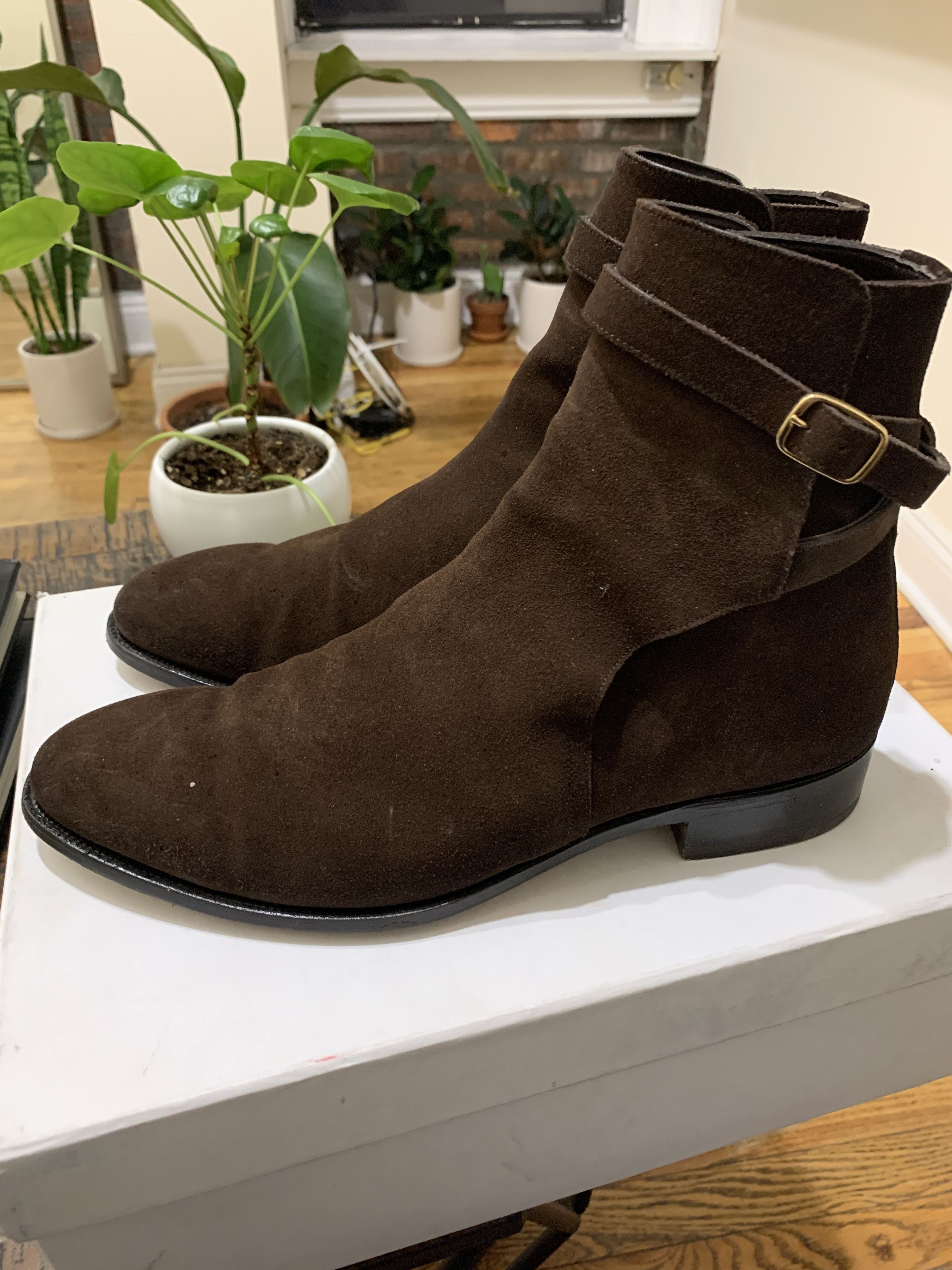 Story Et Fall Jodhpur Boots in Walnut Suede | Grailed