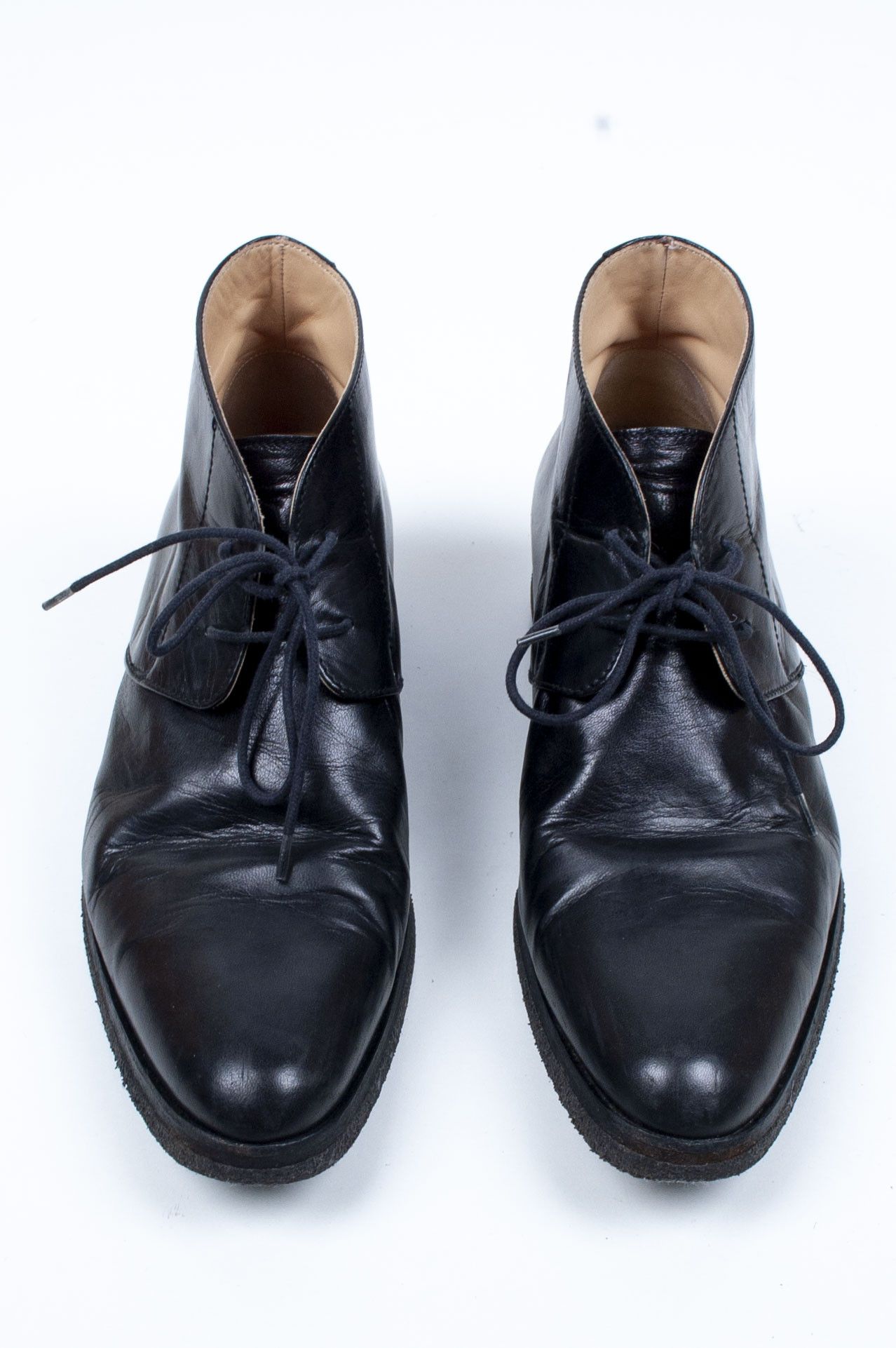 Helmut Lang Helmut Lang Leather Black Men Boots Shoes sz 6 1/2, 40 EUR ...