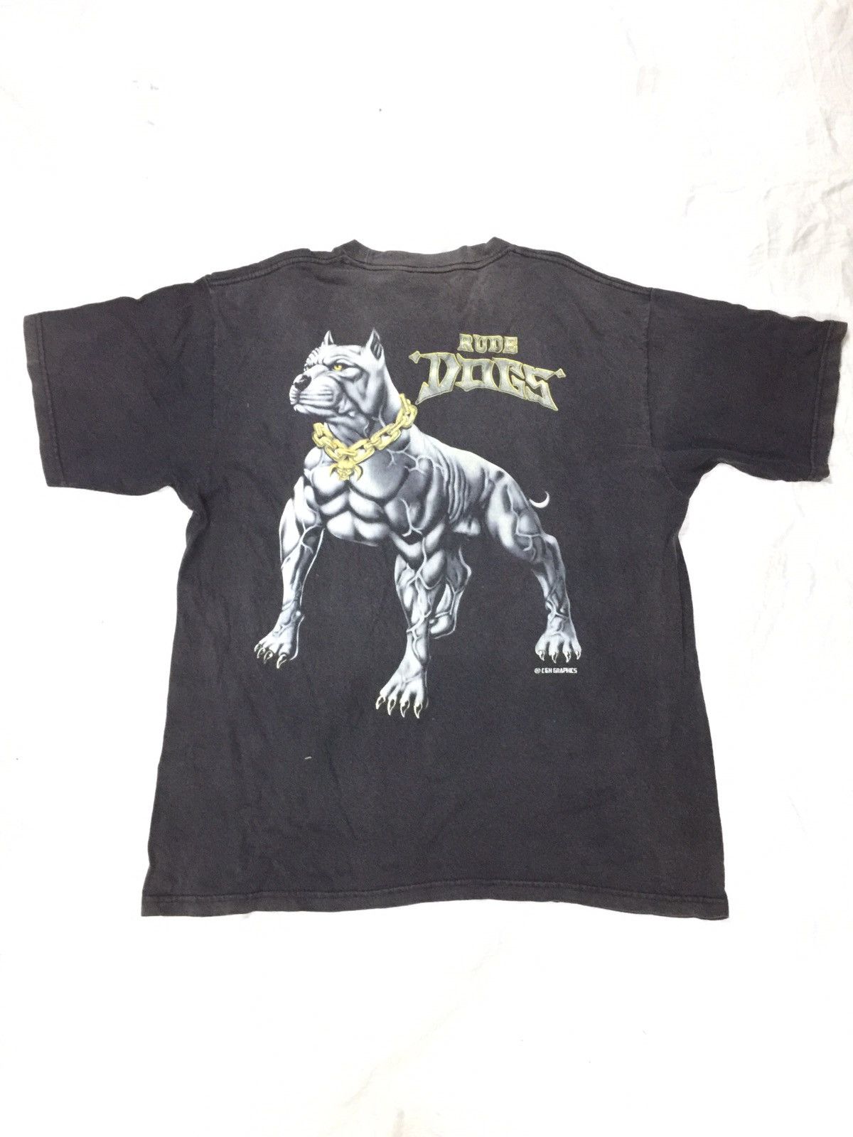 Designer × Dog Limited × Streetwear vintage rude dog 90’s tshirt | Grailed