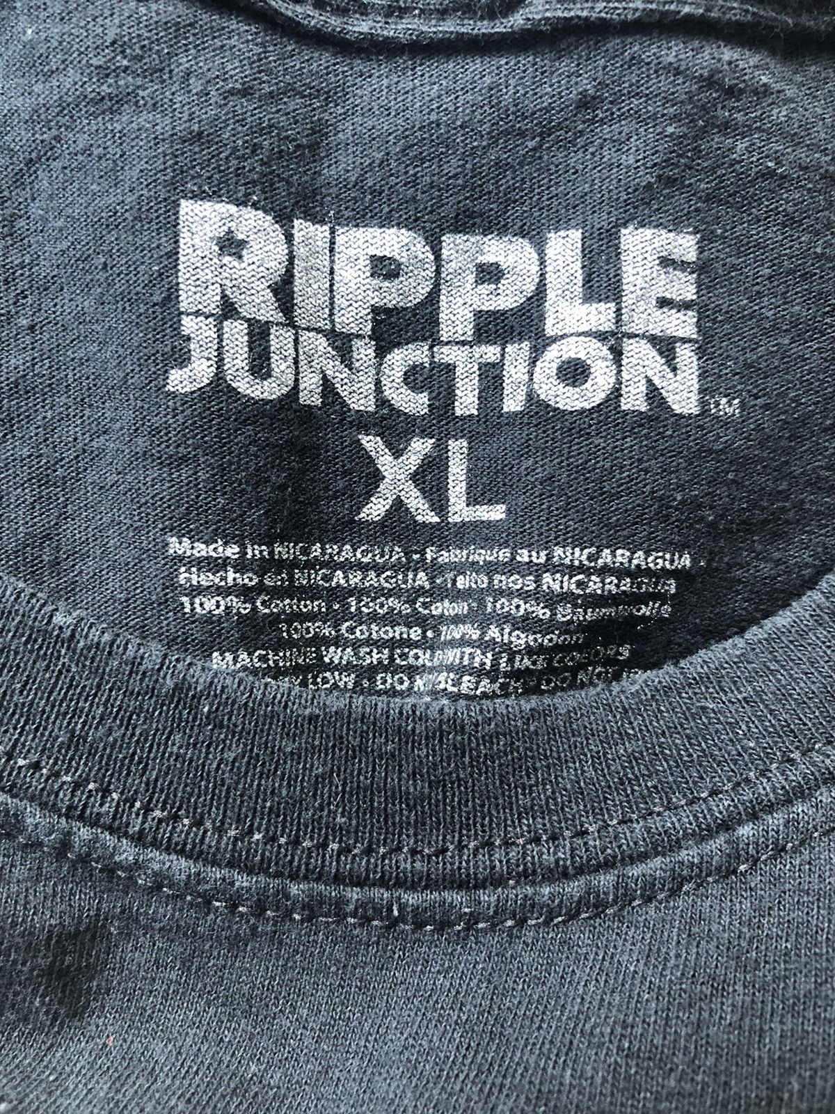 Ripple Junction Ripple Junction Skeleton Thumbs Up T Shirt Black XL ...