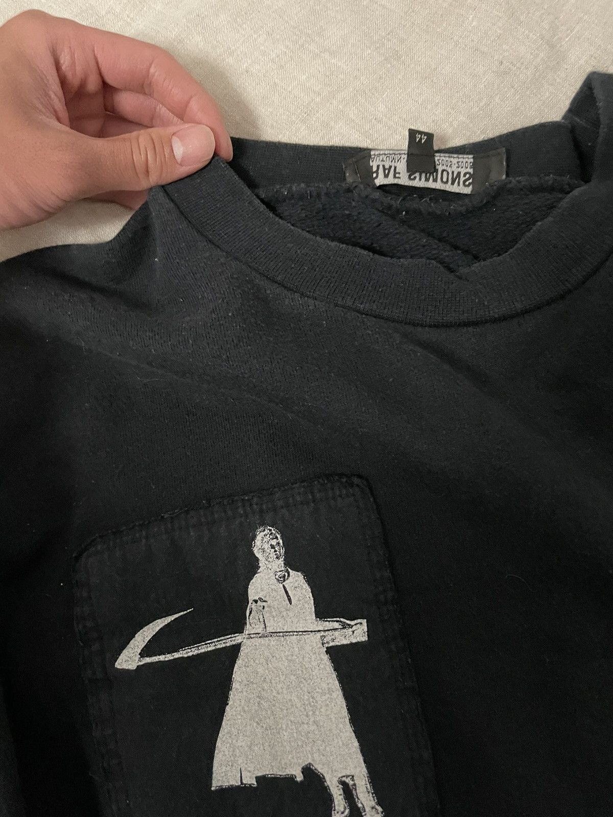 Raf Simons AW05 "History of My World" Poltergeist sweater | Grailed