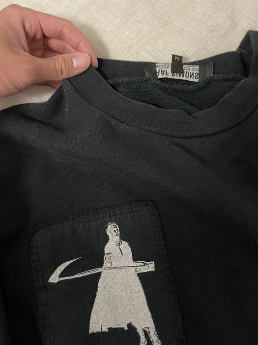 Raf Simons AW05 "History of My World" Poltergeist sweater | Grailed