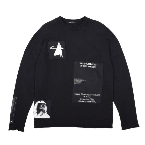 Raf Simons AW05 "History of My World" Poltergeist sweater | Grailed