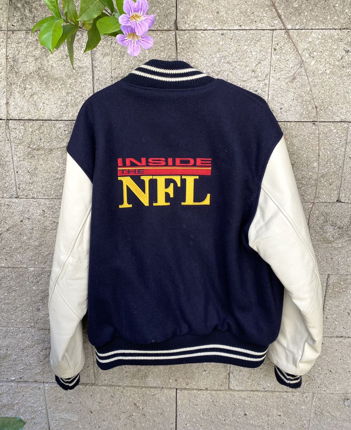 Movie × NFL × Vintage Vintage HBO Sports bomber jacket varsity | Grailed