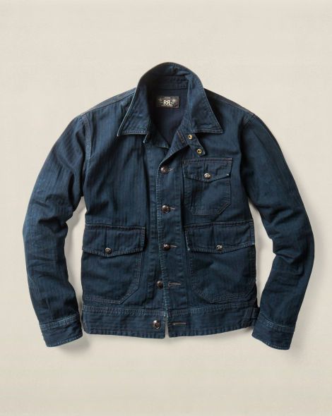 RRL Ralph Lauren Indigo Fowler Jacket - New L | Grailed RRL Ralph Lauren Indigo Fowler Jacket - New L | Grailed