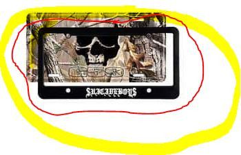 G59 Records Suicide Boys Tag Border, License plate frame. G59 | Grailed