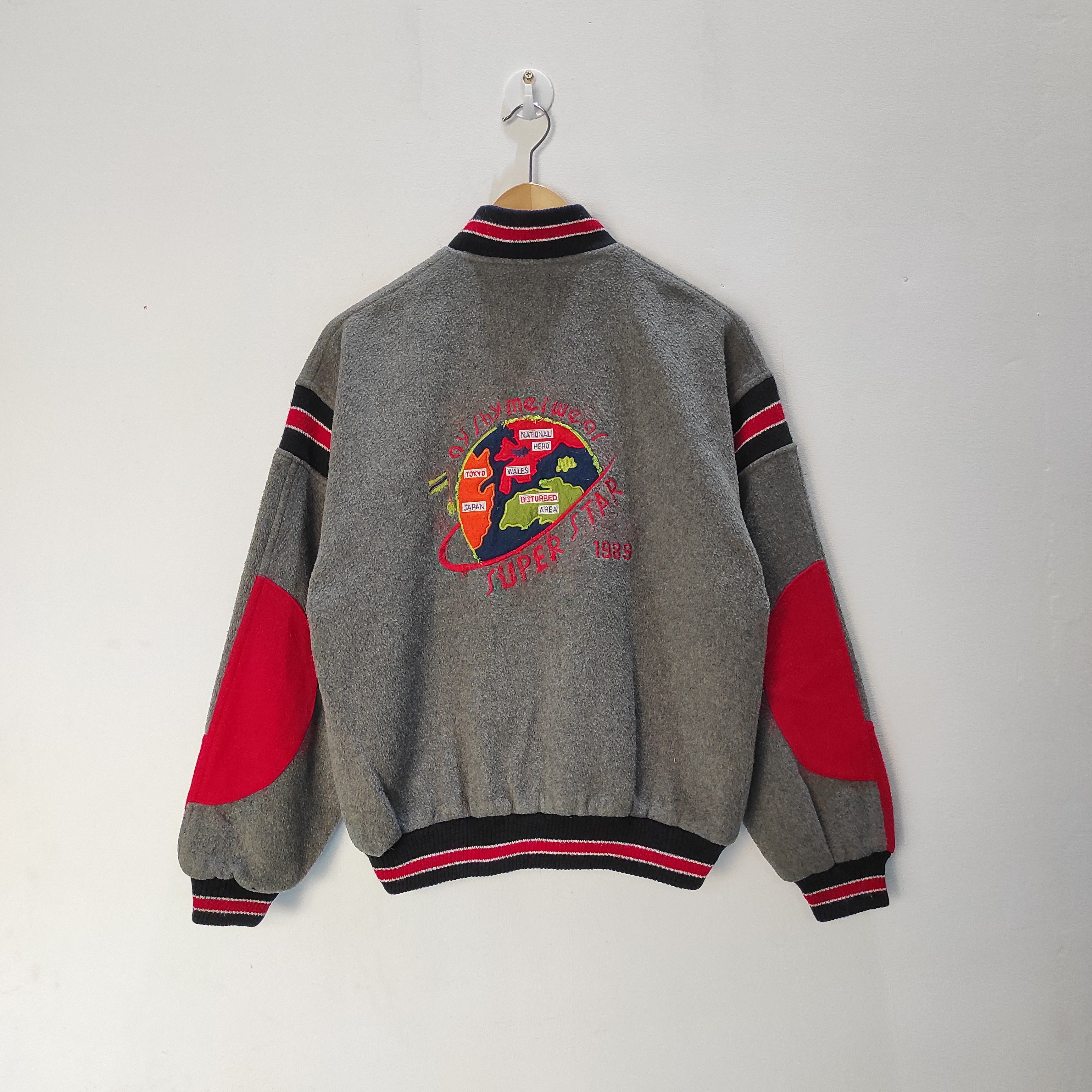 Japanese Brand × Varsity Jacket × Vintage 80s Vintage Varsity Jaket ay ...