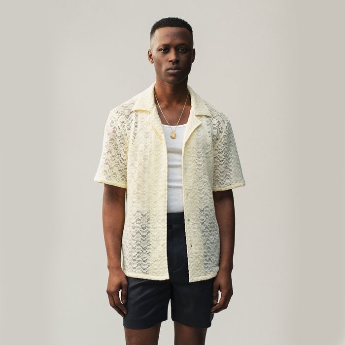 Aime Leon Dore Aime Leon Dore Rico Lace Shirt White ALD | Grailed
