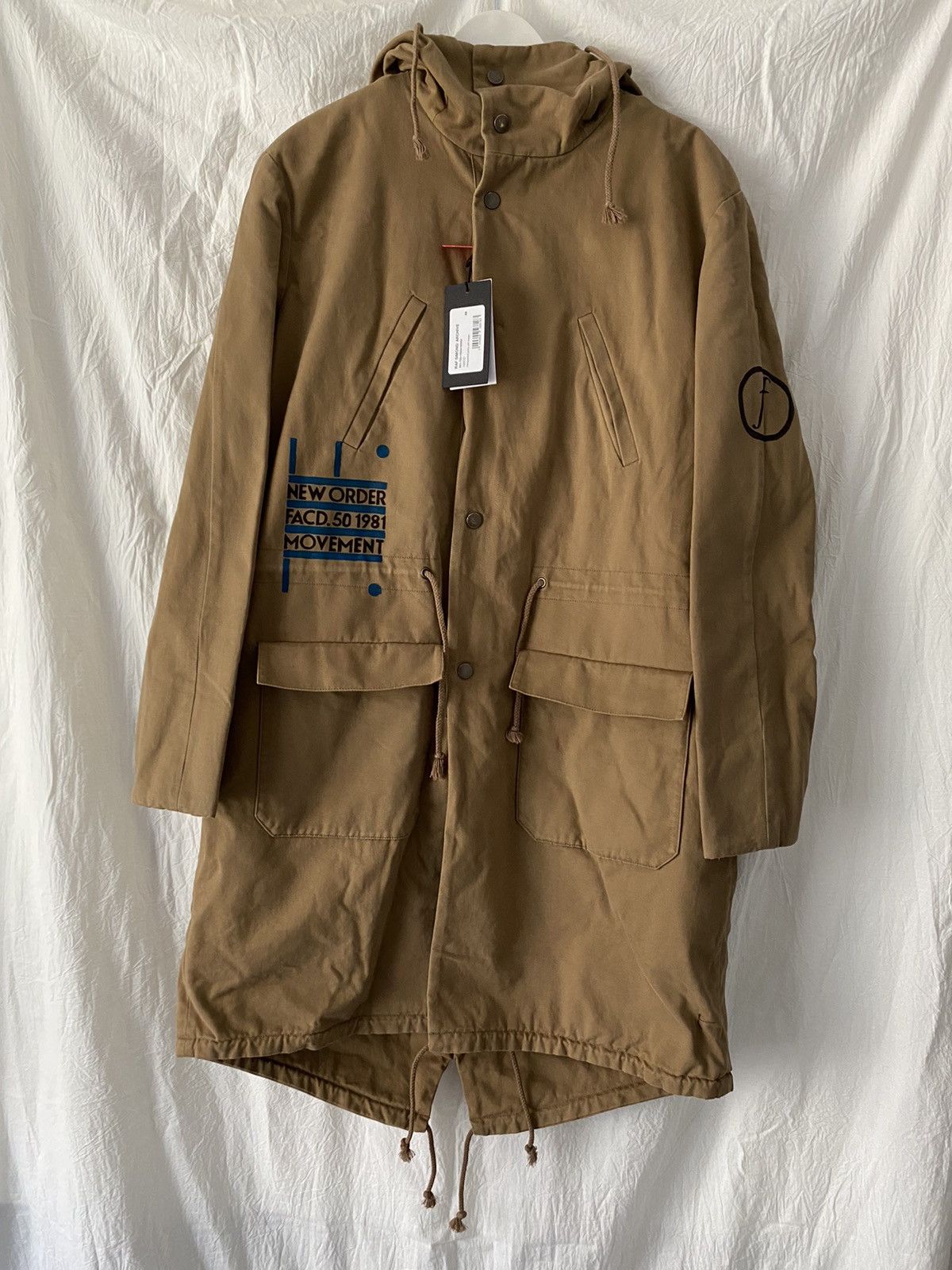 Raf Simons Raf Simons Archive Redux Painted New Order Parka | Grailed