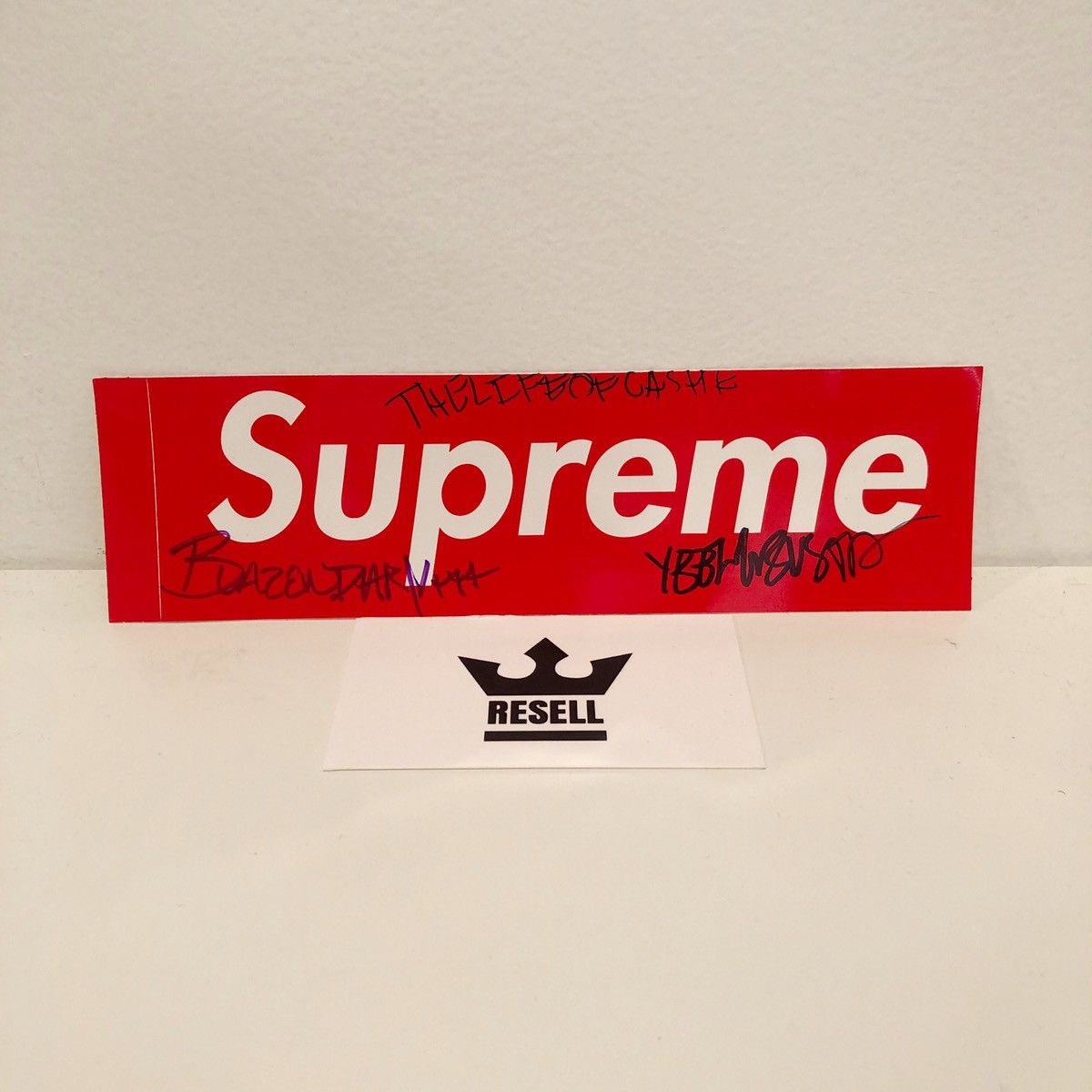 Supreme *SIGNED* Blazendary, Yeezy Busta, TheLifeOfCashK Sticker | Grailed