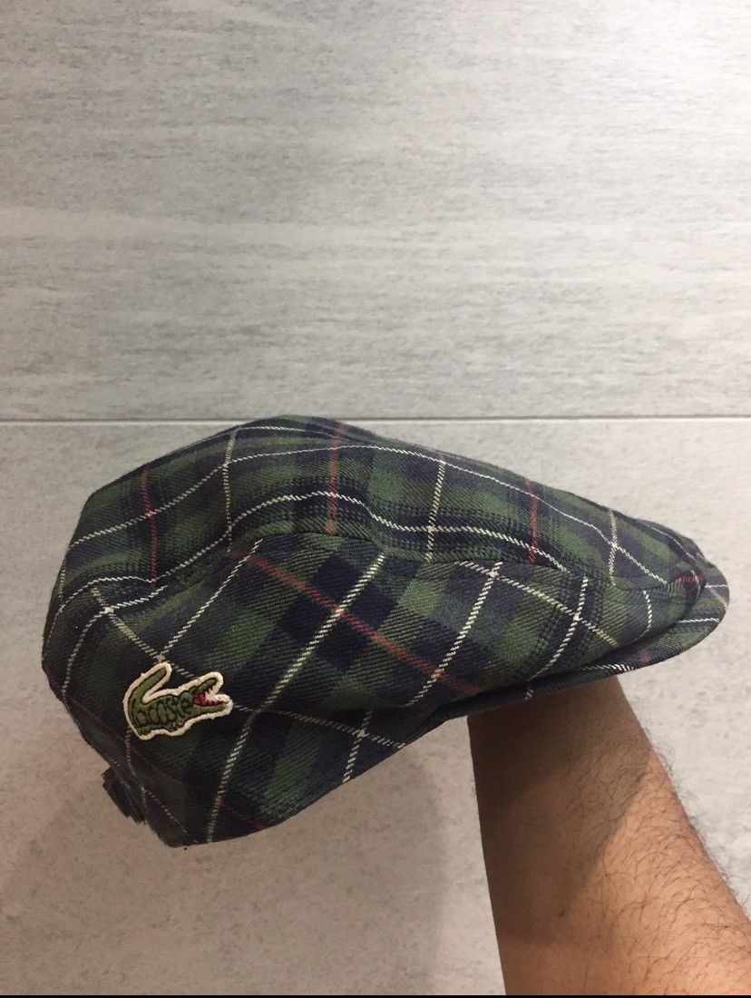 Vintage 🔥Vintage🔥 Lacoste Plaid Pattern Flat Hat | Grailed