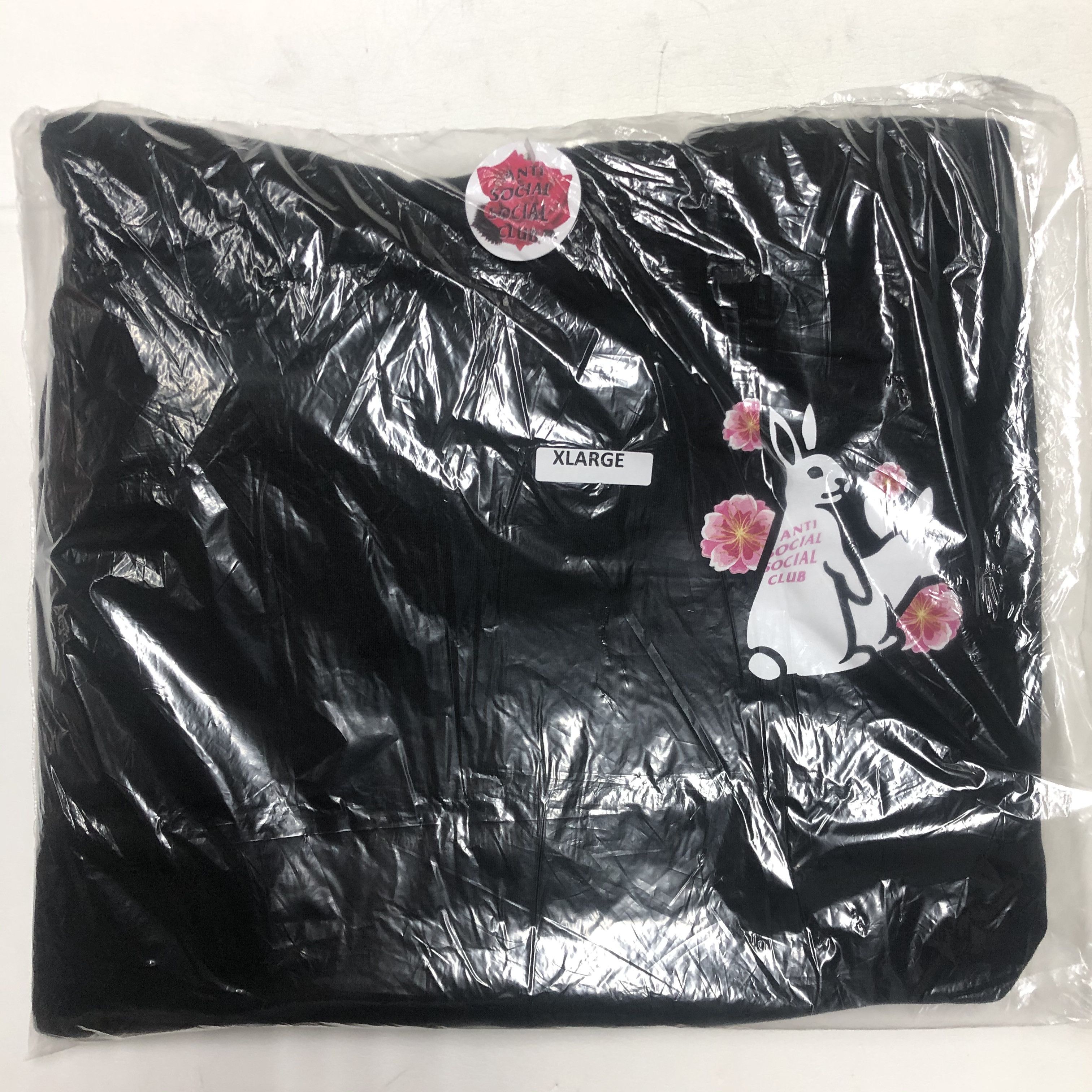 Anti Social Social Club × FR2 DS SS21 Box Logo #FR2 x ASSC Pink Lapin Black Hoodie | Grailed
