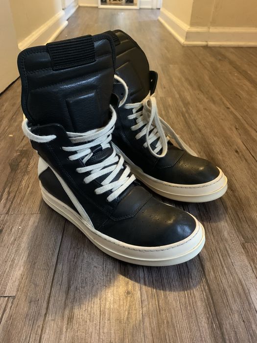 Rick Owens Geobaskets | Grailed