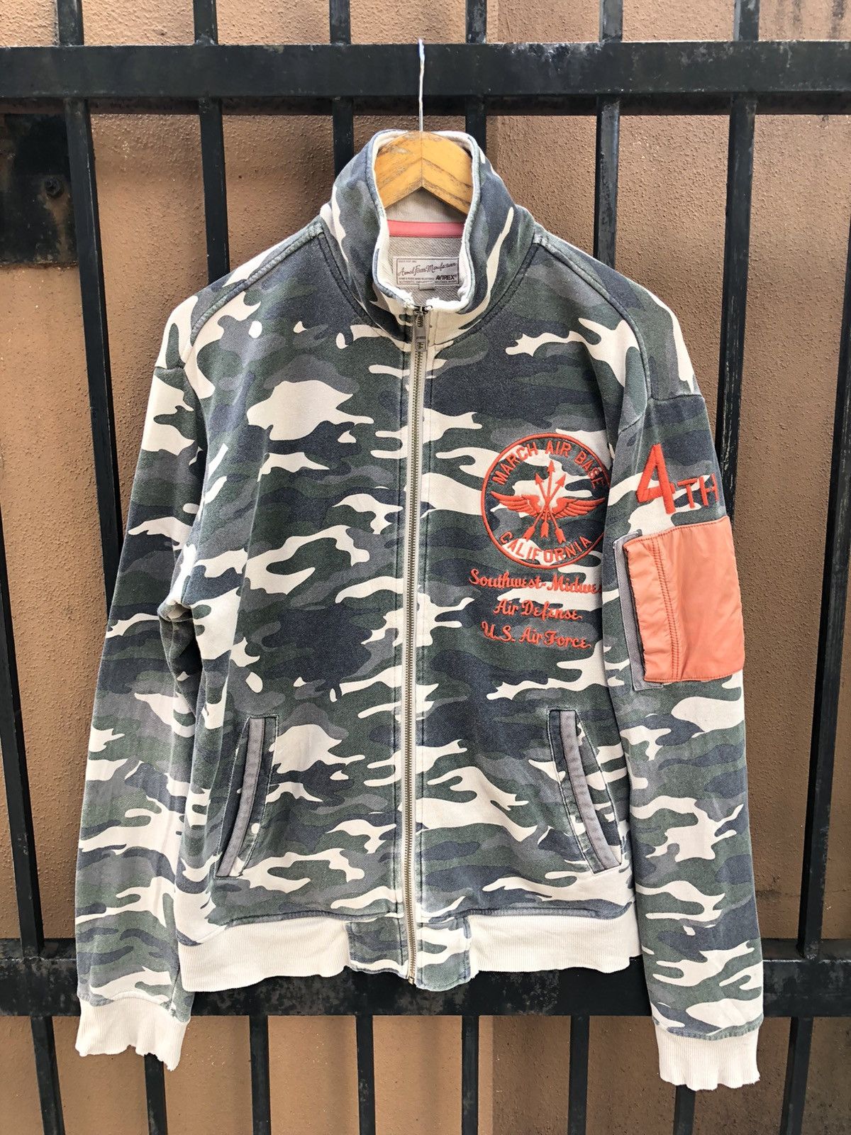 Avirex Avirex 4th Air Force Air Defense Camo Sweater | Grailed