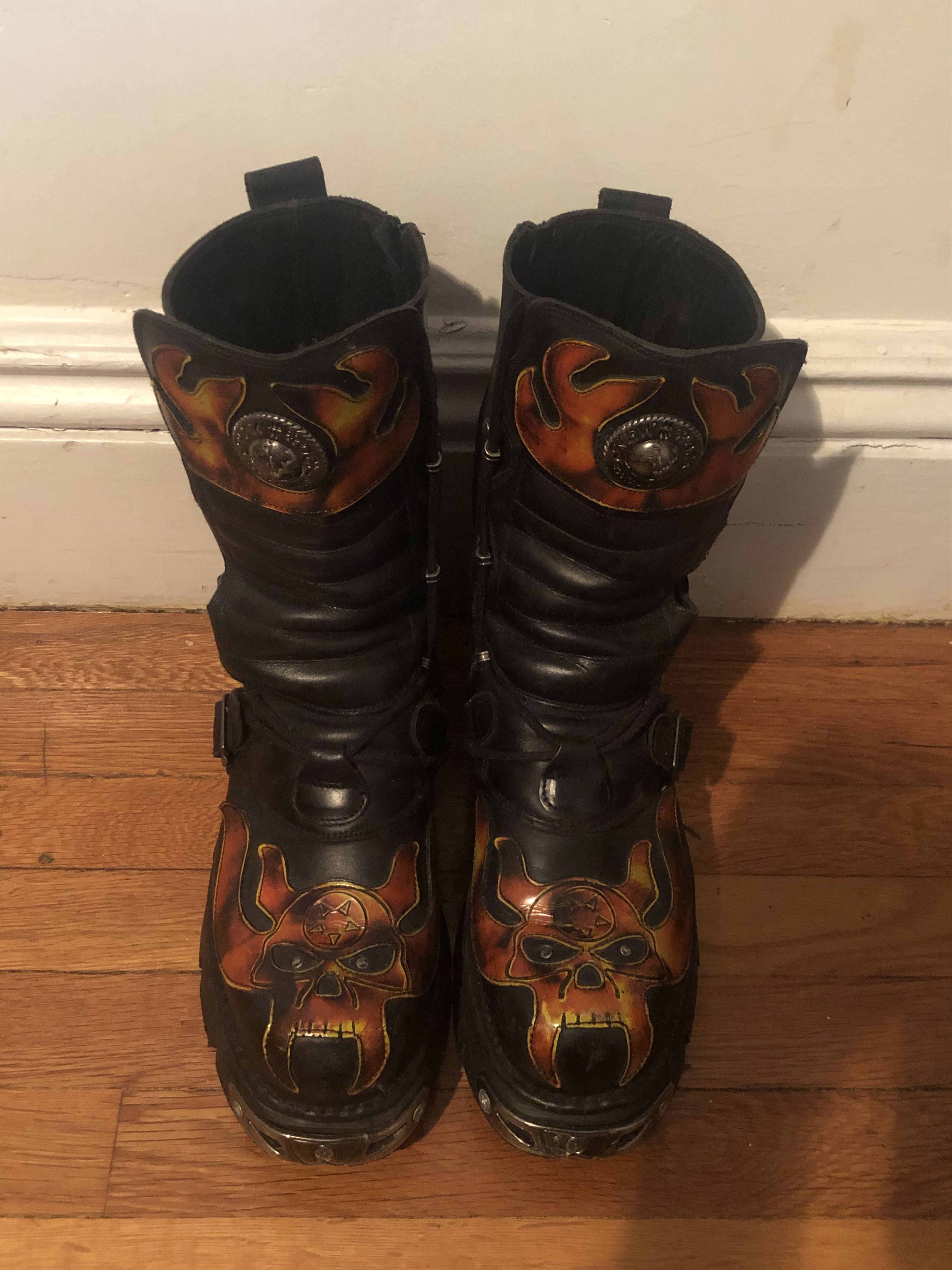 New Rock new rock 591 flame boot | Grailed