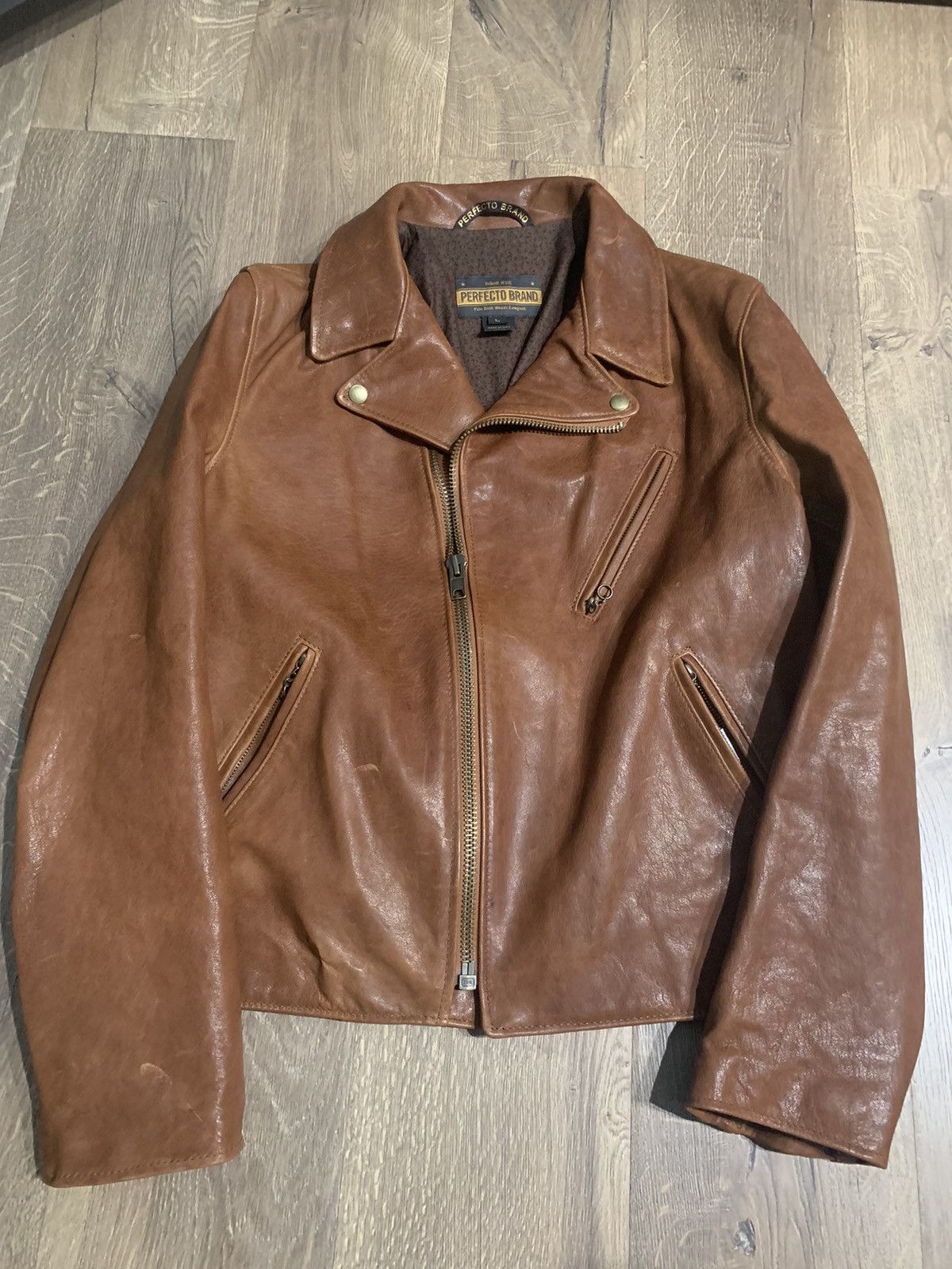 Schott Schott Perfecto Raven P213 Lambskin Leather Jacket | Grailed