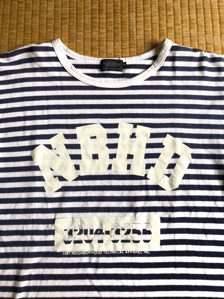Neighborhood × Wtaps LAST DROP GRAIL🔥NBHD x Wtaps Font Logo Striped LS ...