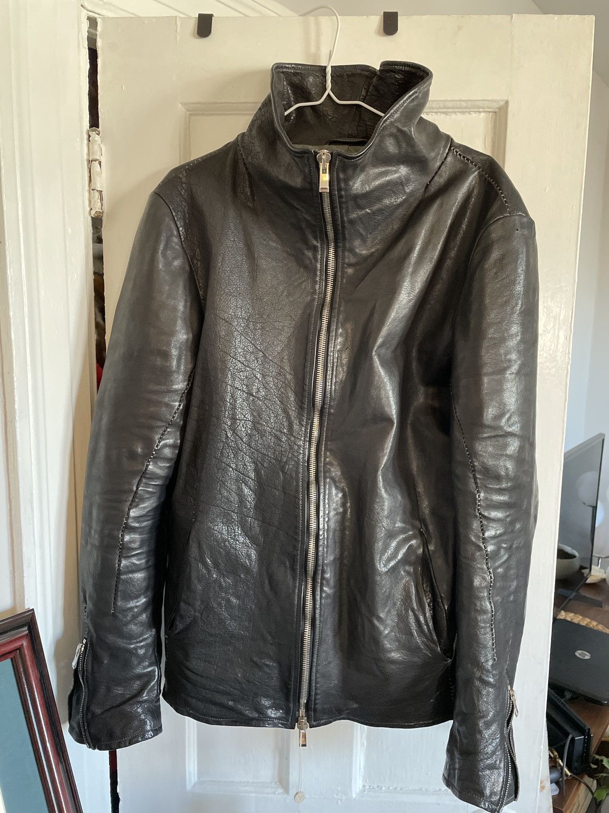 Guidi × Incarnation Iconic High neck Leather Moto Jacket | Grailed