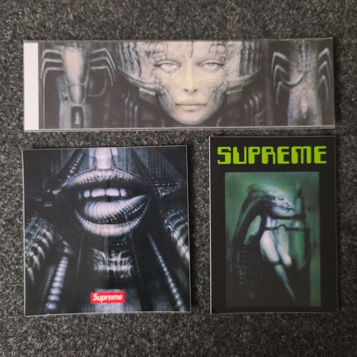 Supreme Supreme HR Giger Sticker Set | Grailed
