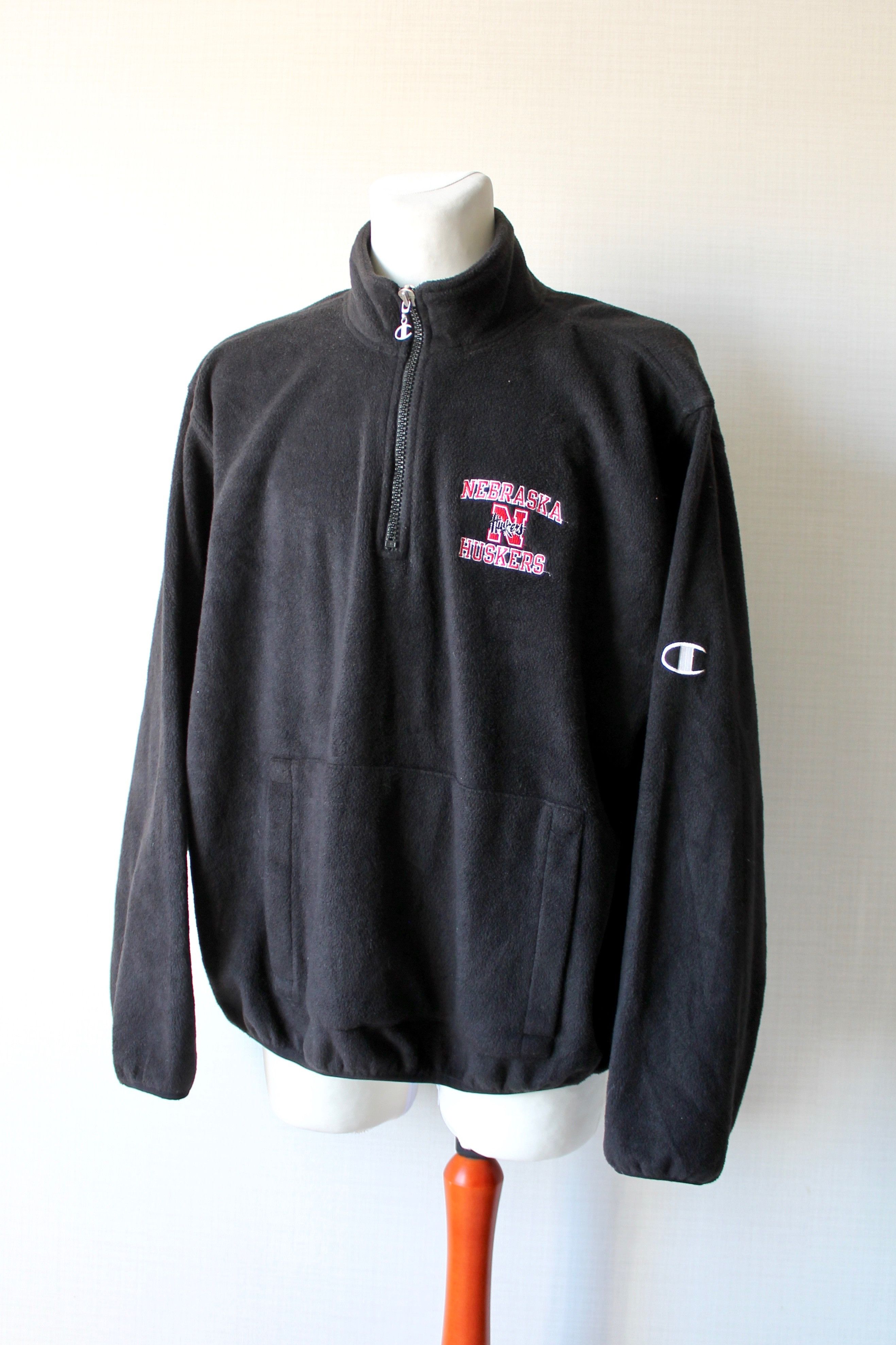 Champion × Nebraska × Vintage RARE Champion Nebraska The Huskers Fleece ...