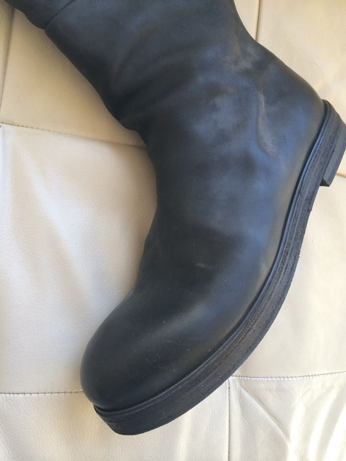 Marsell Marsell Black Leather Zip Up Boots | Grailed